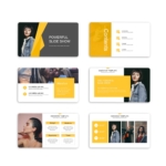 Clean Modern Design Report Presentation Template – Original and High ...