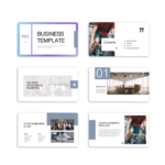 Blue Business Corporate Presentation Template – Original and High ...
