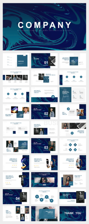Beautiful Company Presentation Template – Original and High Quality ...