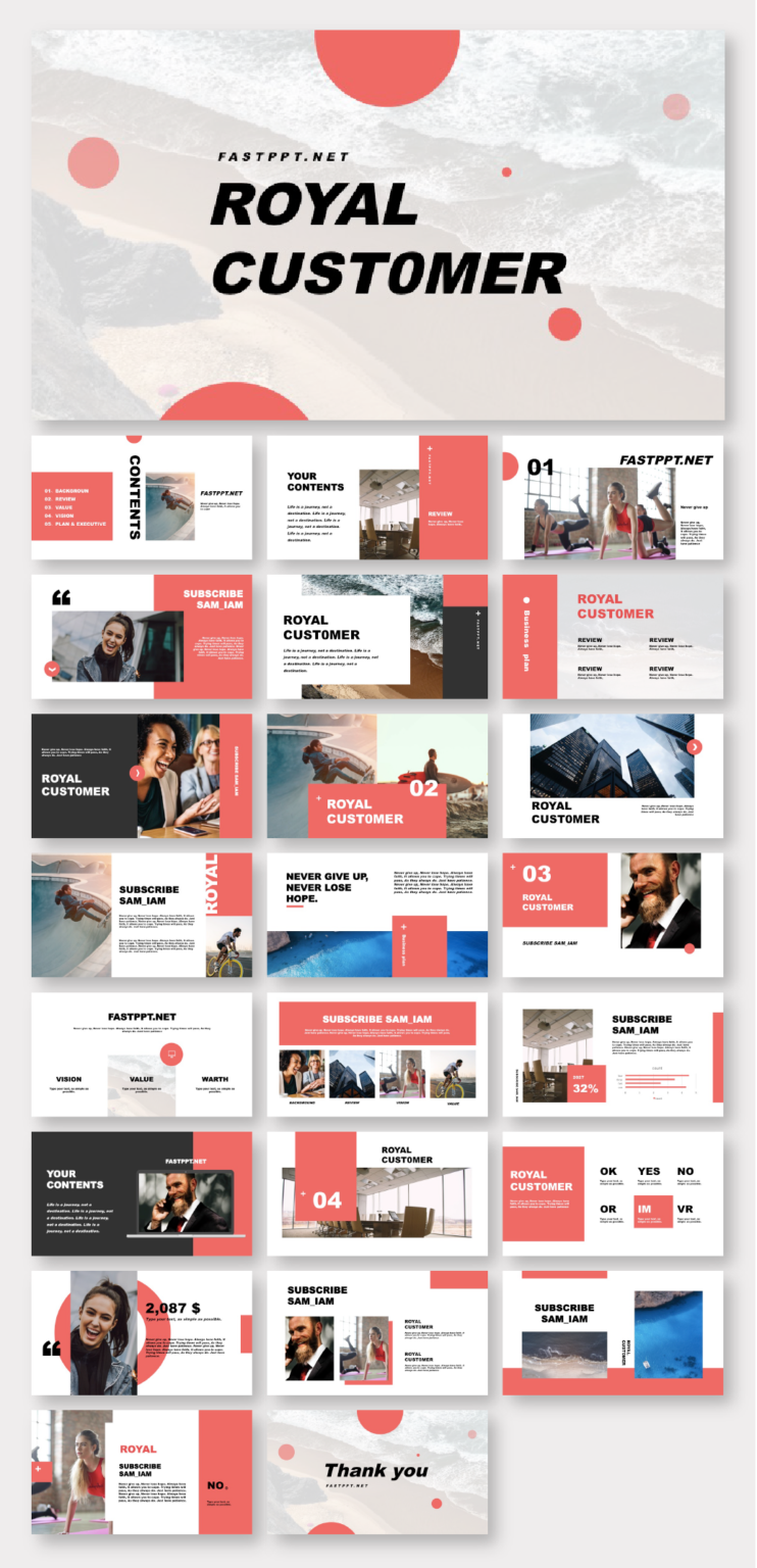 Red Creative Report Presentation Template – Original and High Quality ...