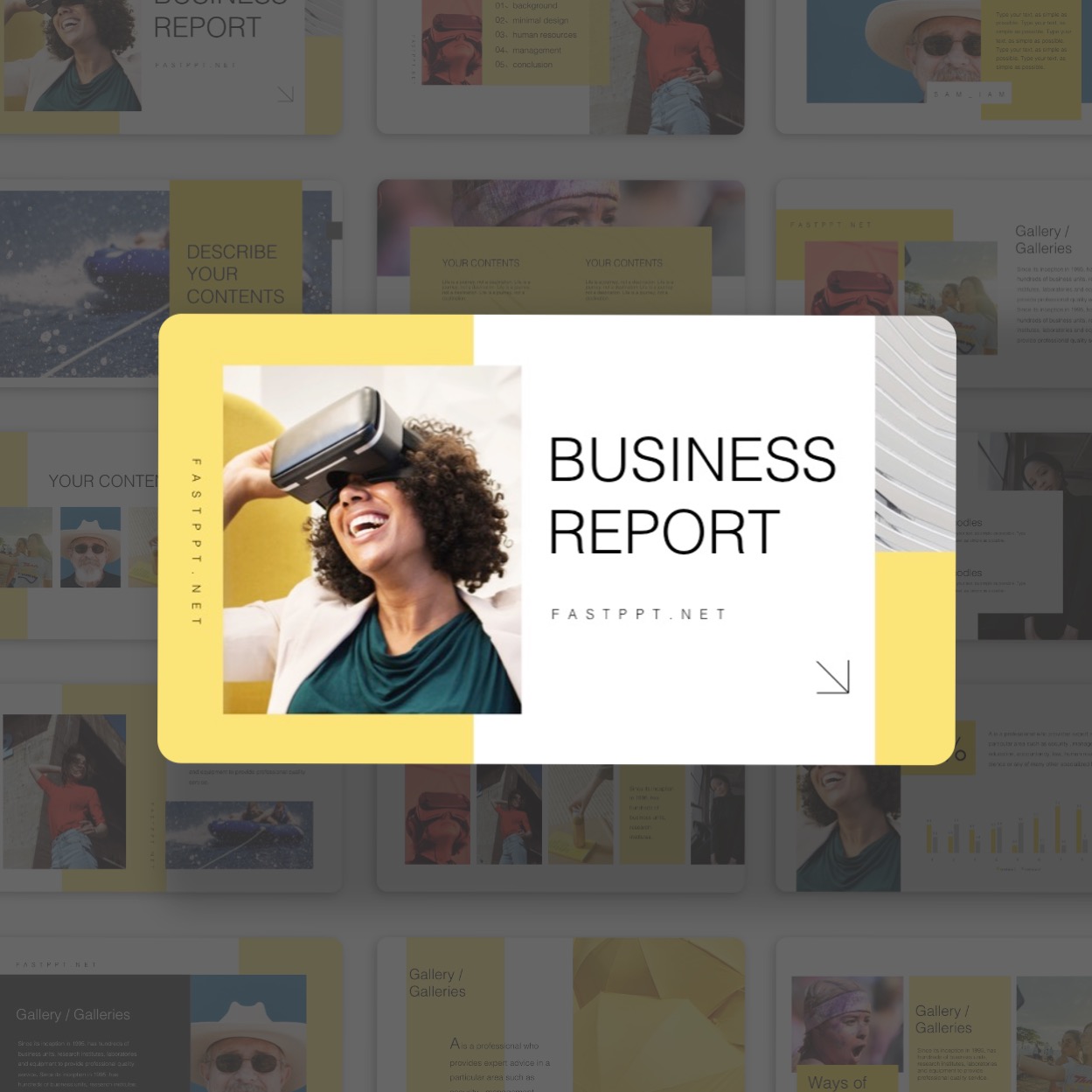 Simple Elegant Business Analysis PowerPoint Template – Original and ...