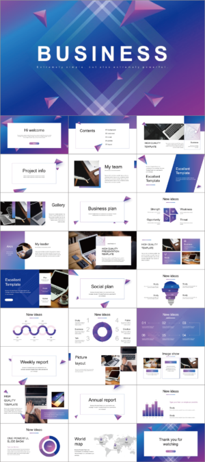 Colorful Business Presentation Template – Original and High Quality ...