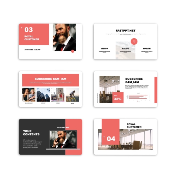 Google Slides-Red Creative Report Presentation Template – Original and ...