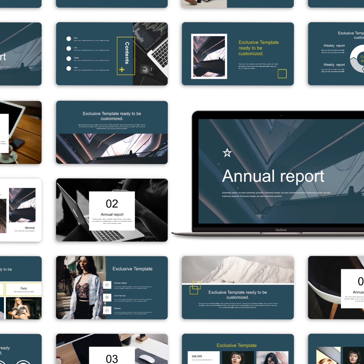Black Theme Business Presentation Template – Original and High Quality ...