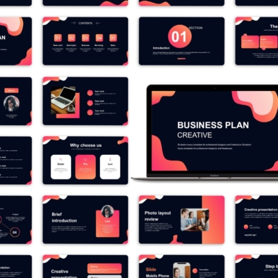 Business Report Light Color Presentation Template – Original and High ...