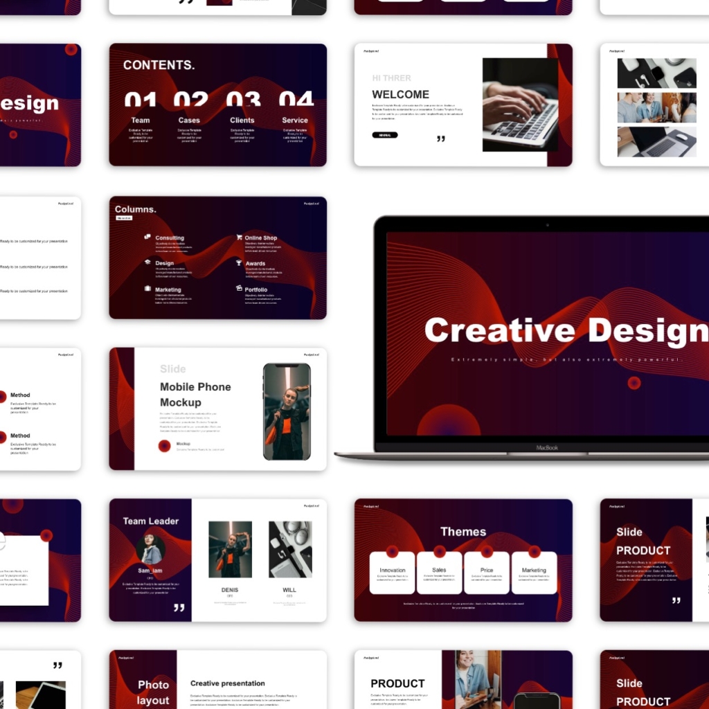 3 in 1 Minimal Creative Professional PowerPoint Template – Original and ...