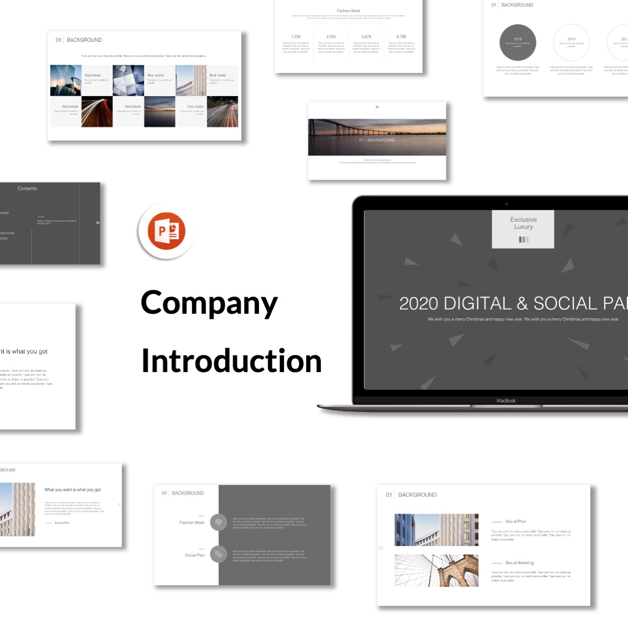 Clean Elegant Business PowerPoint Template – Original and High Quality ...