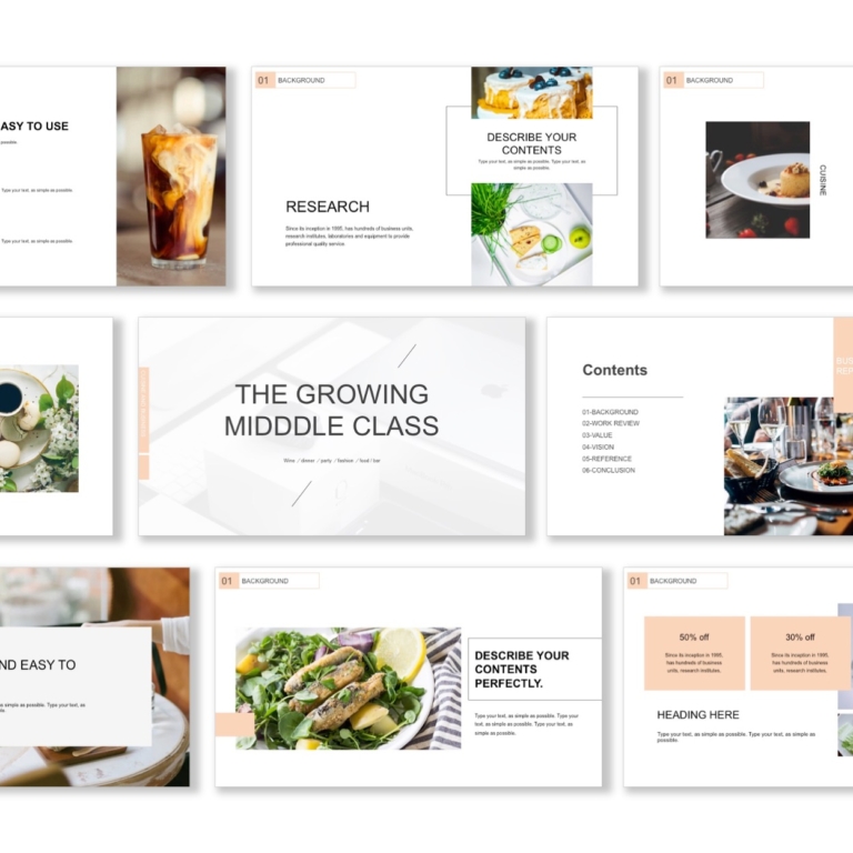 Food Drink Creative Business Presentation Template – Original and High ...