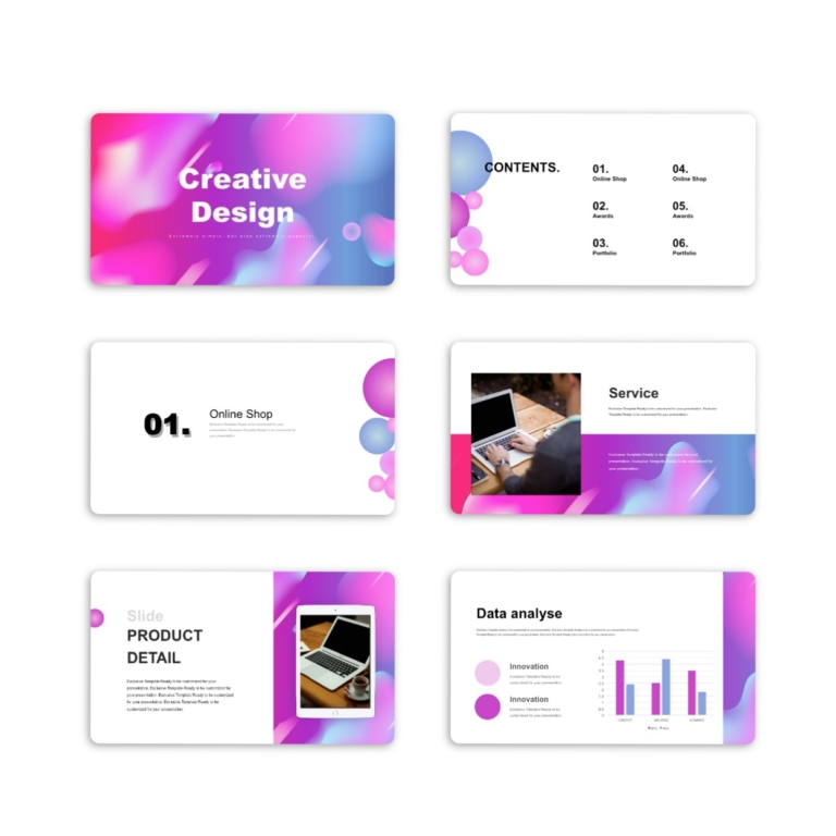3 in 1 Minimal Creative Professional PowerPoint Template – Original and ...