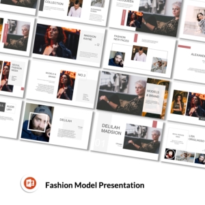 Clean Fashion Model Presentation Template – Original and High Quality ...