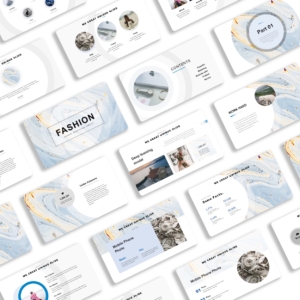 Blue Gray Business Report PowerPoint Template – Original and High ...