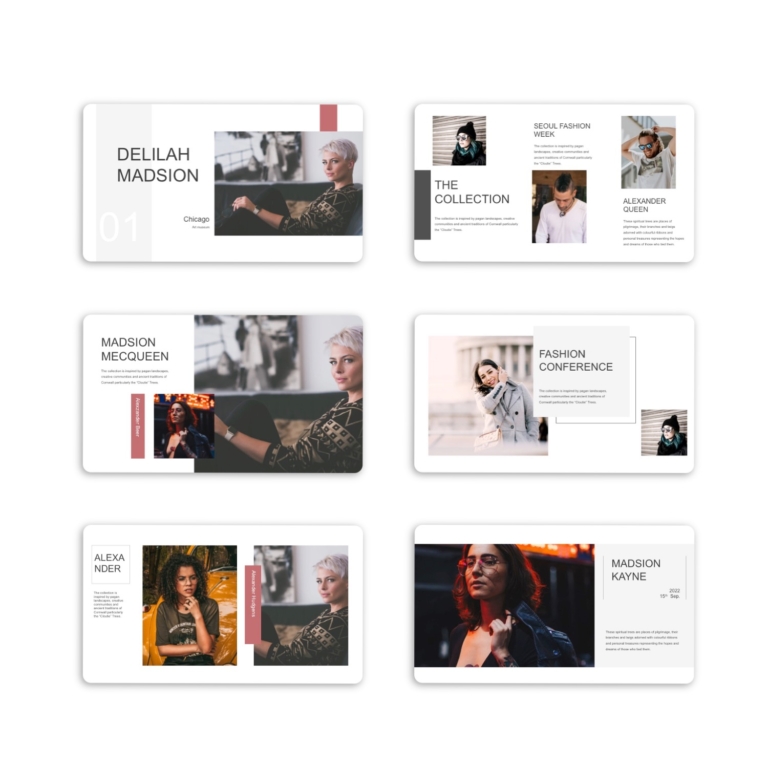 Model Portfolio Presentation Template – Original and High Quality ...