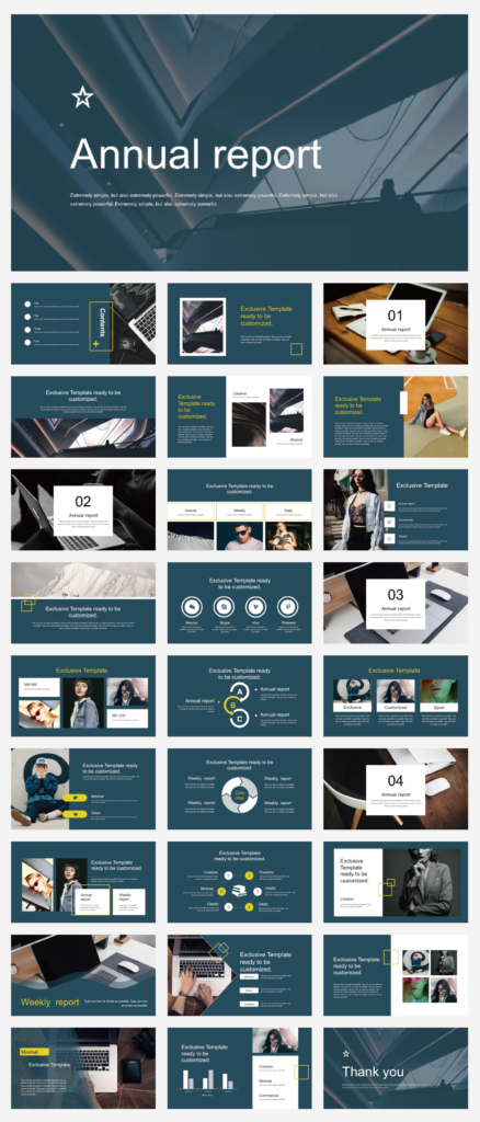 Black Theme Business Presentation Template – Original and High Quality ...