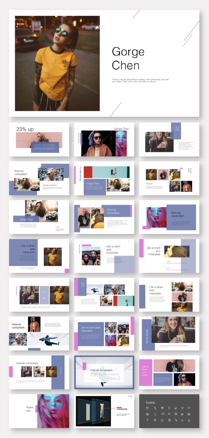 Fashion Model Lookbook Presentation Template – Original and High ...
