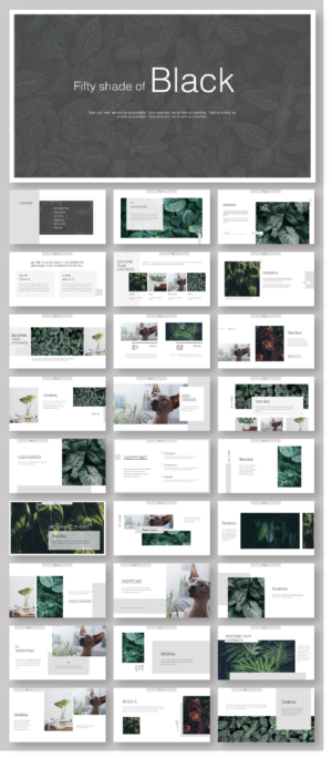 Gray Business Design Presentation Template – Original and High Quality ...