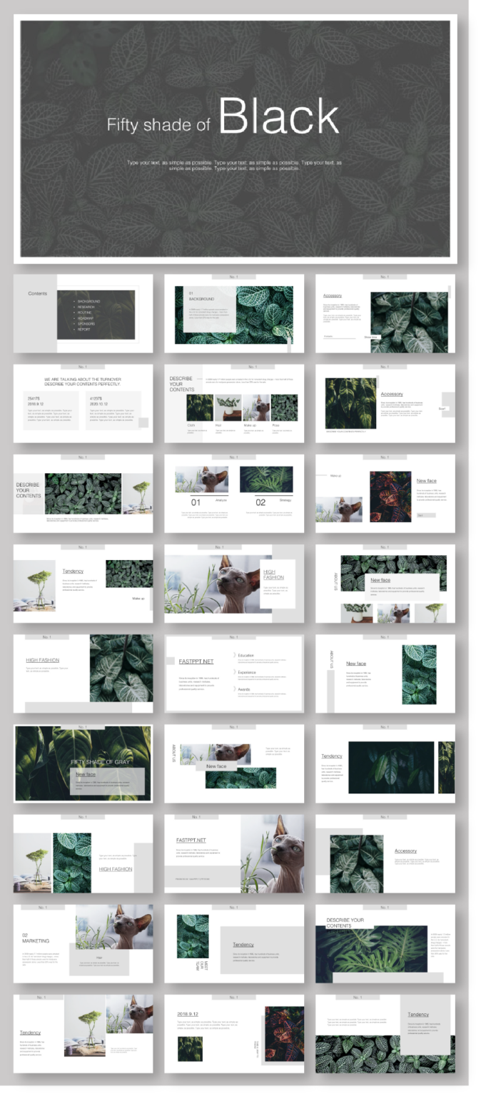 Gray Business Design Presentation Template – Original and High Quality ...