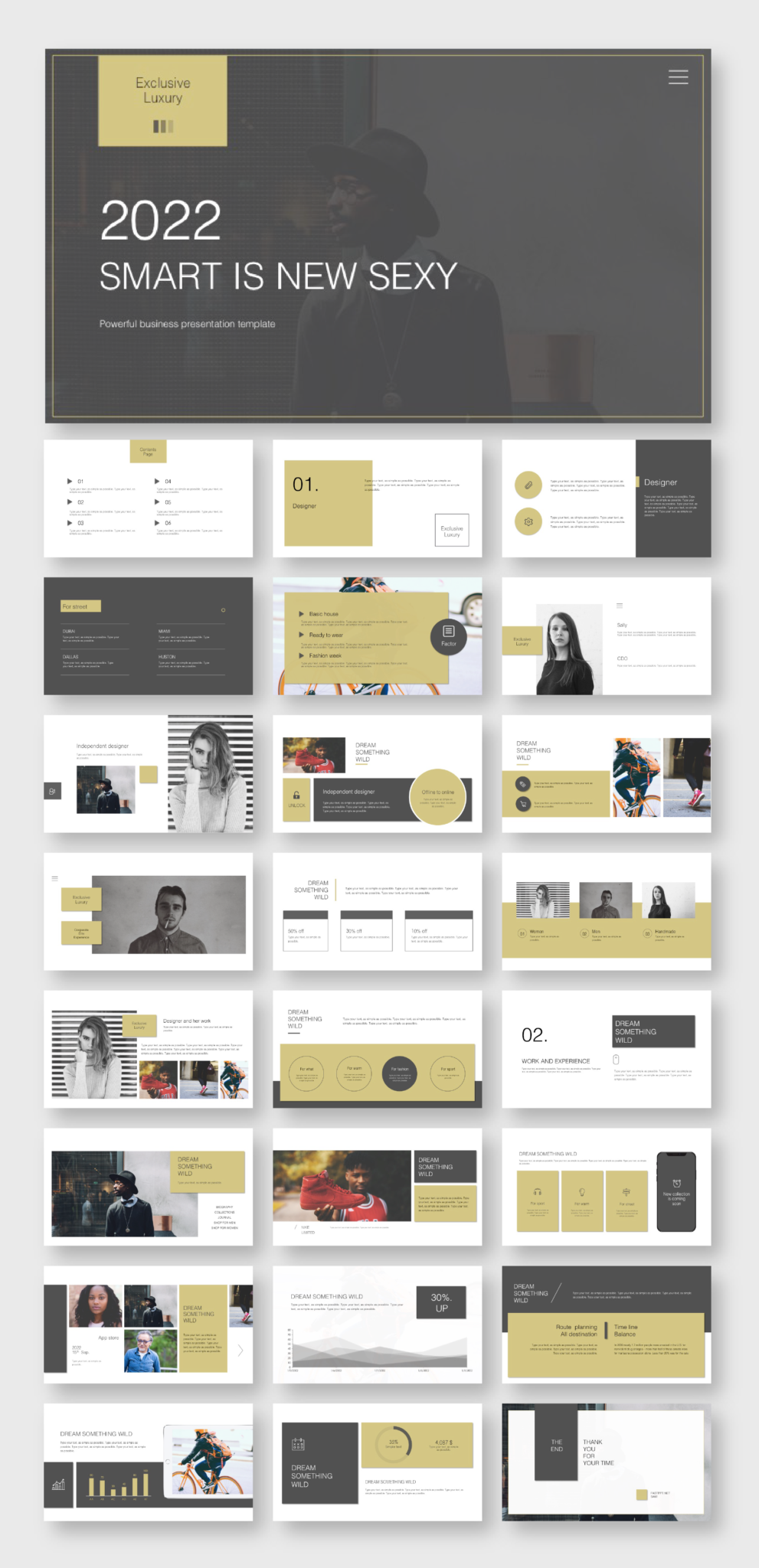 Luxury Business Design Presentation Template – 2026 Trending PowerPoint ...
