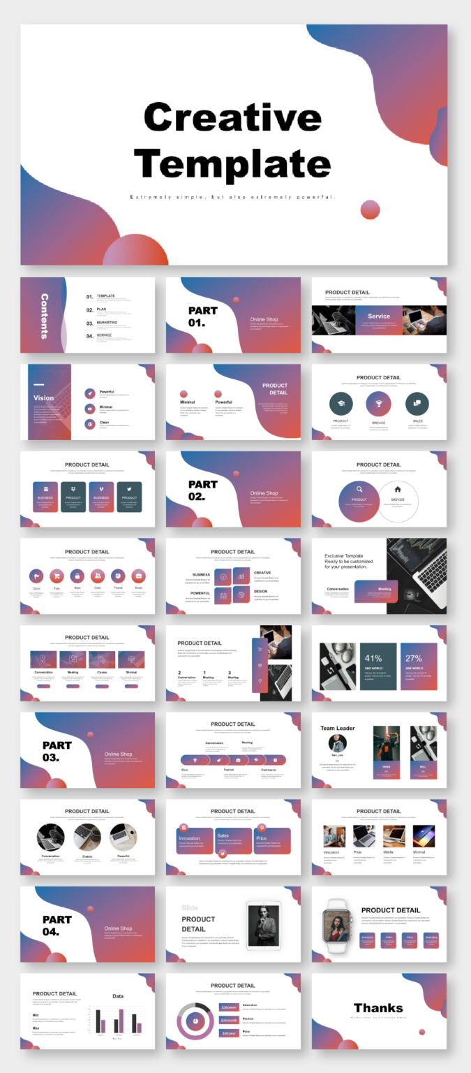 Classic Report Business Presentation Template – Original and High ...