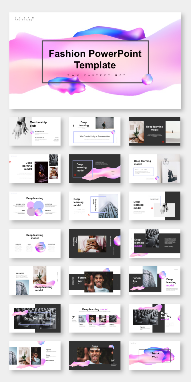 Artist Minimal Creative Professional PowerPoint Template – Original and ...