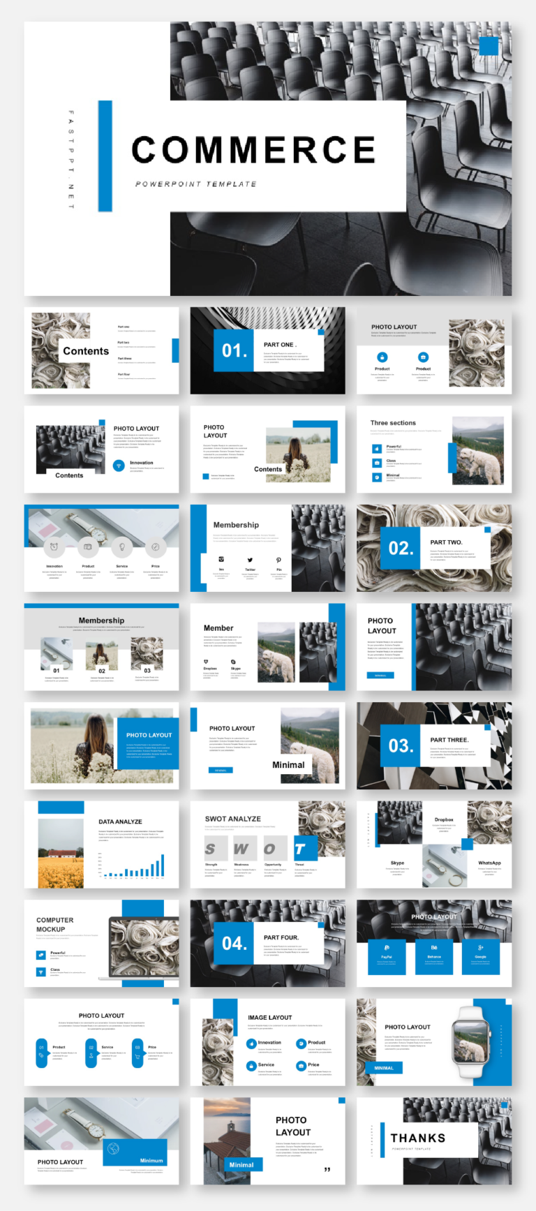 3 in 1 Minimal Creative Professional PowerPoint Template – Original and ...