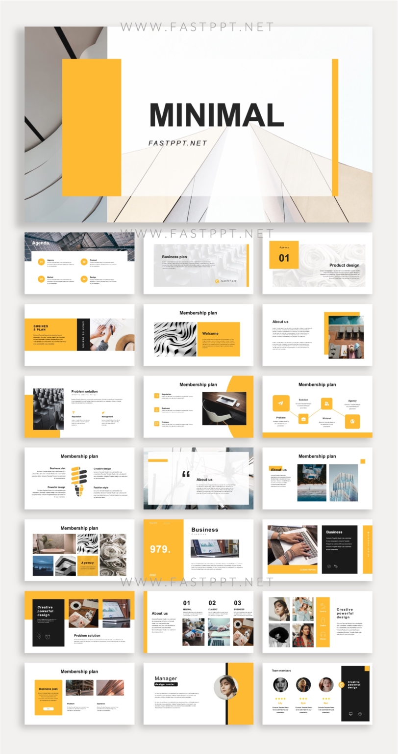 Clean Business & Introduction PowerPoint Template – Original and High ...