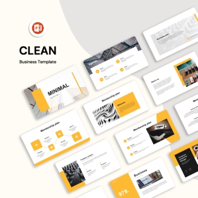 Clean Business & Introduction PowerPoint Template – Original and High ...