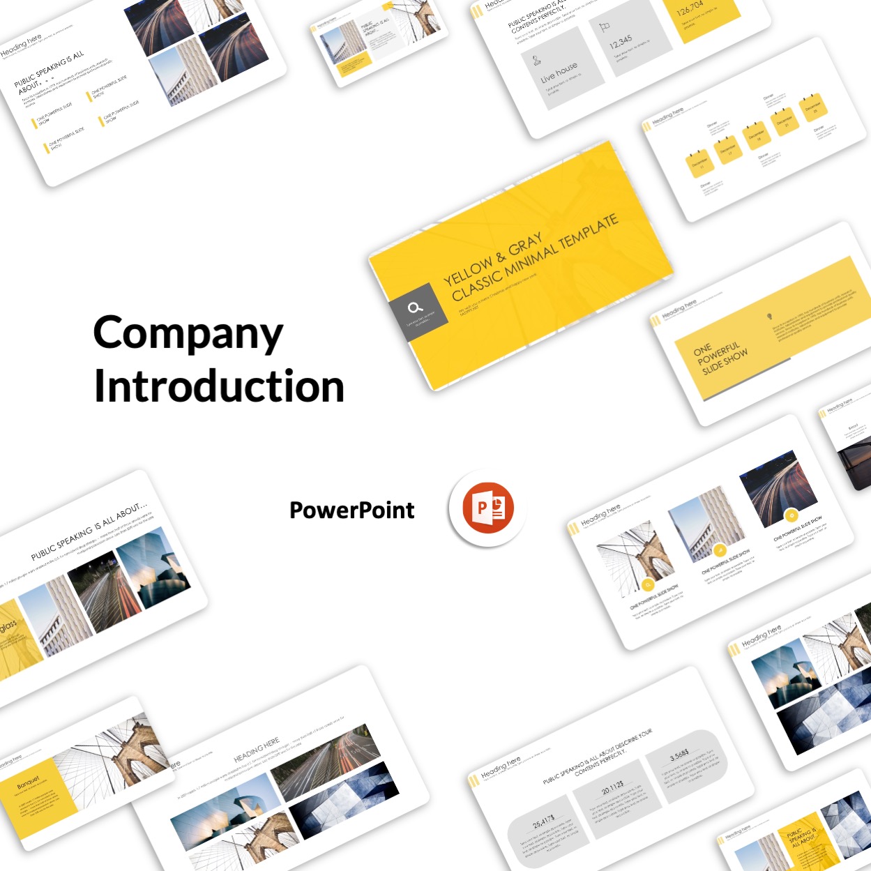 Clean Business & Introduction PowerPoint Template – Original and High ...