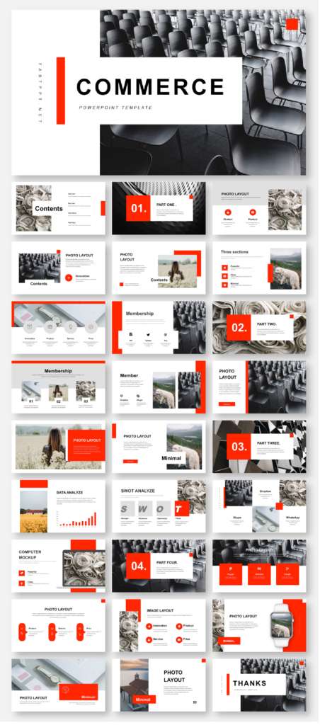 3 in 1 Minimal Creative Professional PowerPoint Template – Original and ...
