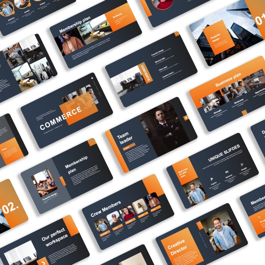 Black Yellow Business Report Presentation Template – Original and High ...