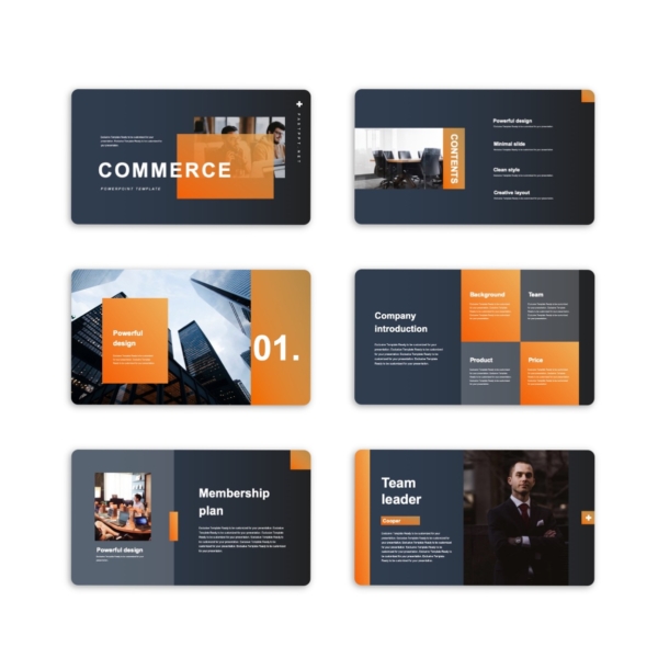 Black Yellow Business Report Presentation Template – Original and High ...