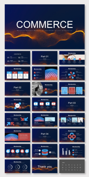 Corporate Business Report Presentation Template – Original and High ...