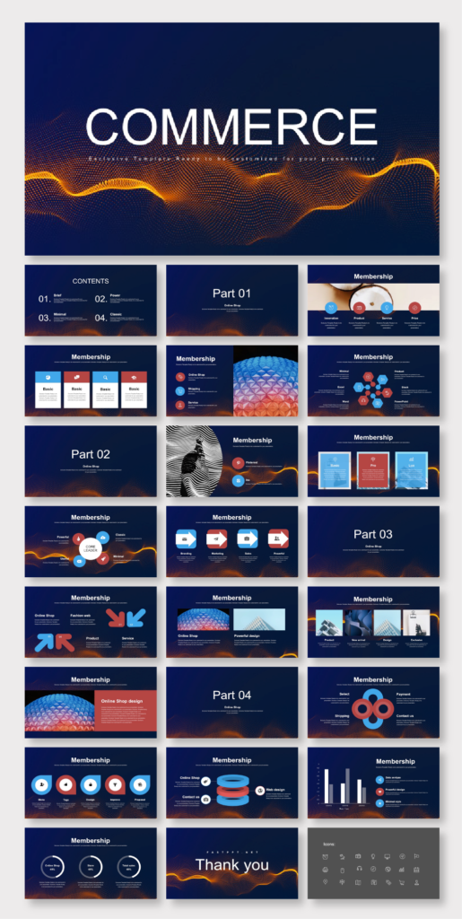 Corporate Business Report Presentation Template – Original and High ...