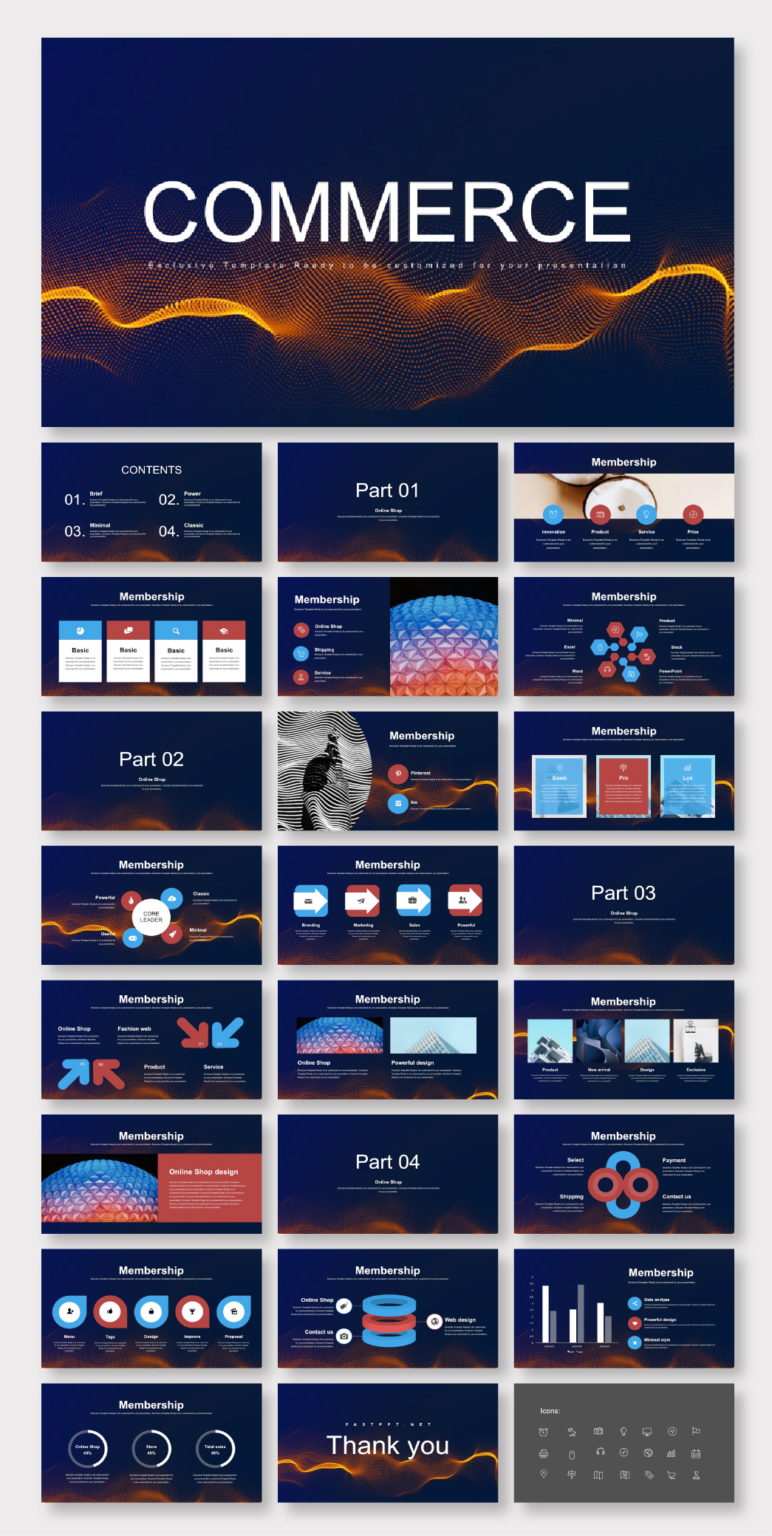 Corporate Business Report Presentation Template – Original and High ...