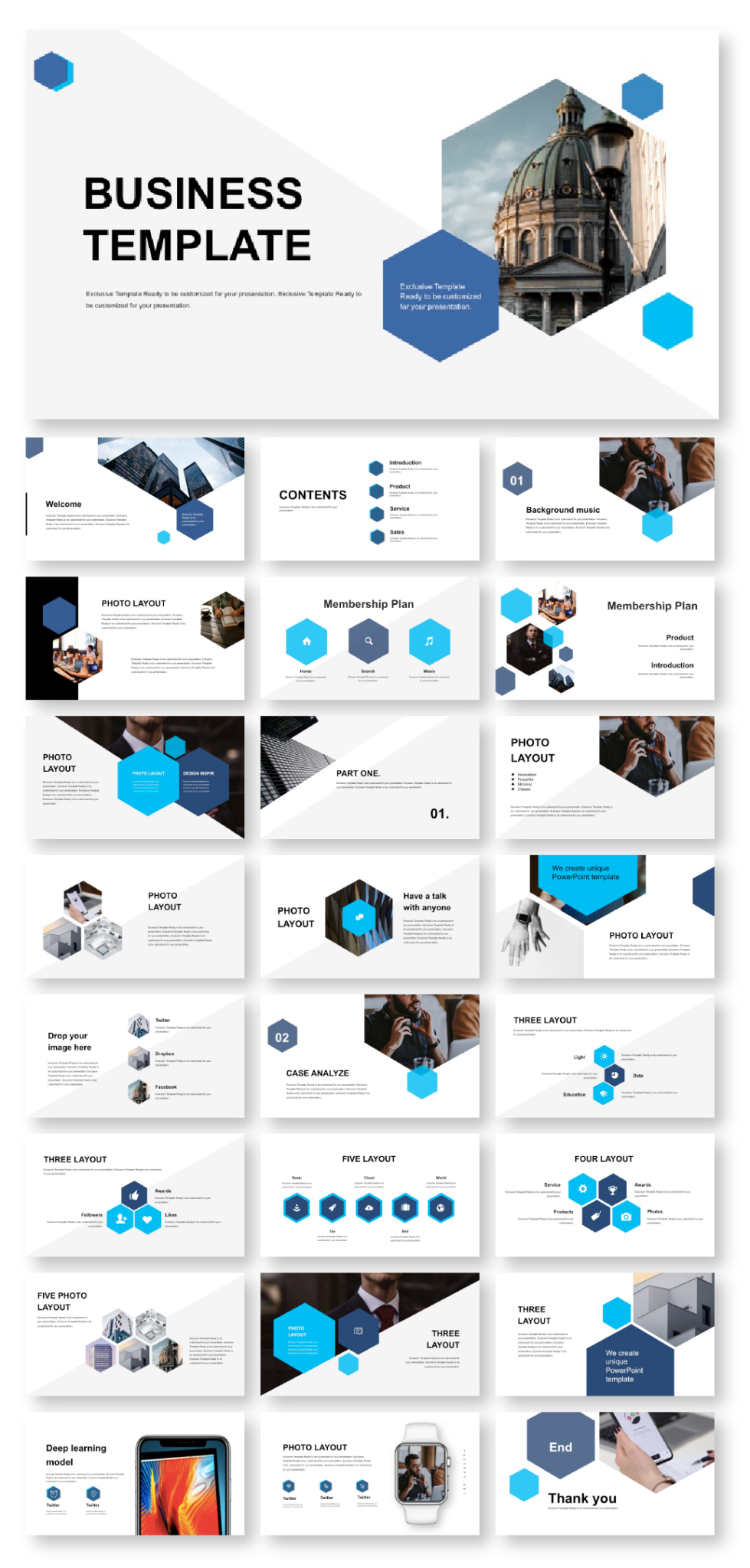 Business Report Slide Presentation Template – Original and High Quality ...