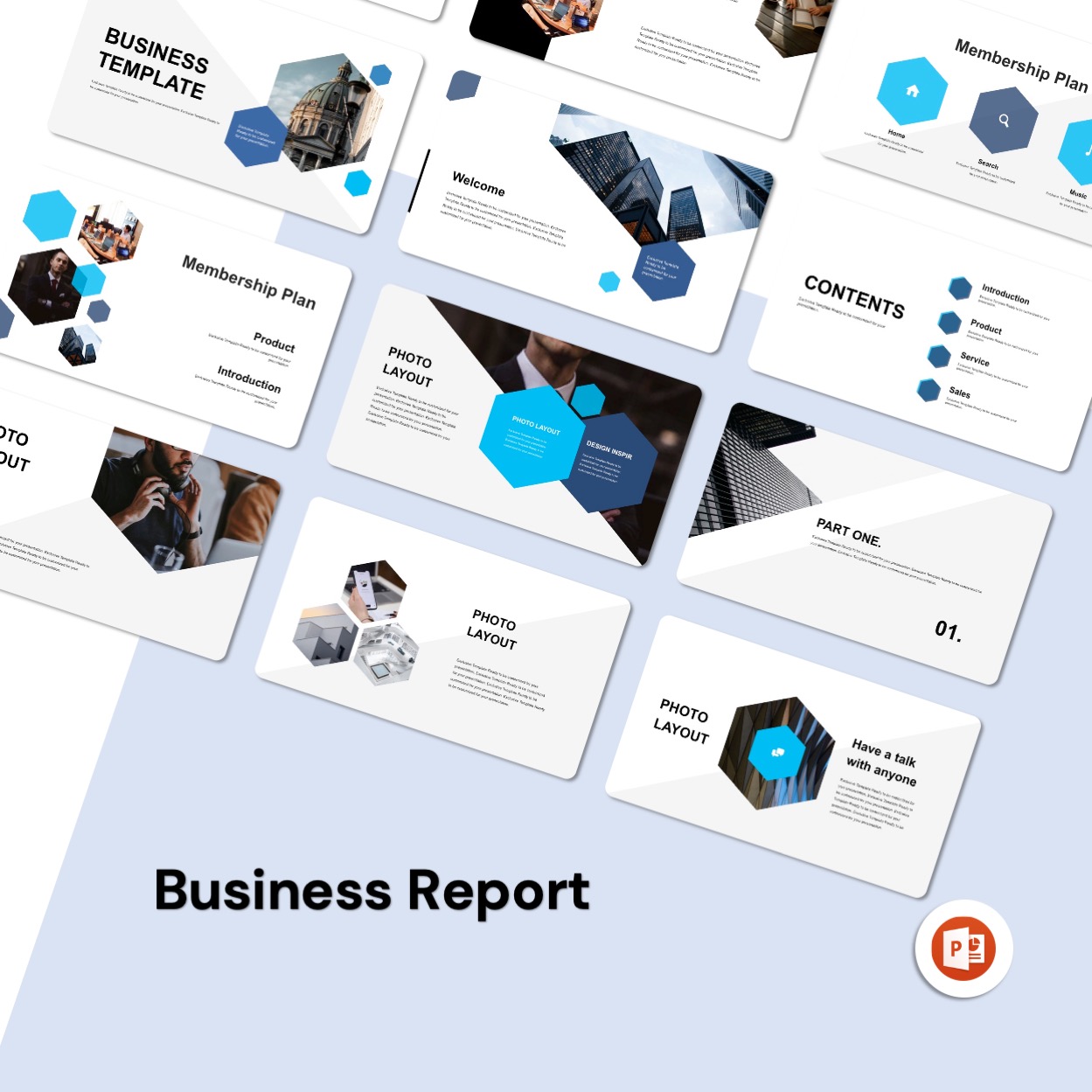 Business Report Slide Presentation Template – Original and High Quality ...