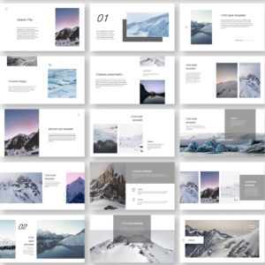 Marble Creative Design Report Presentation Template – Original and High ...