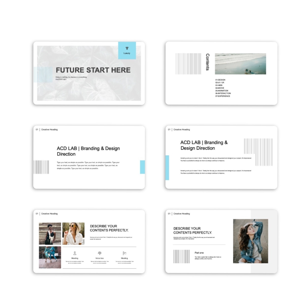 Blue Project Report Presentation Template – Original and High Quality ...