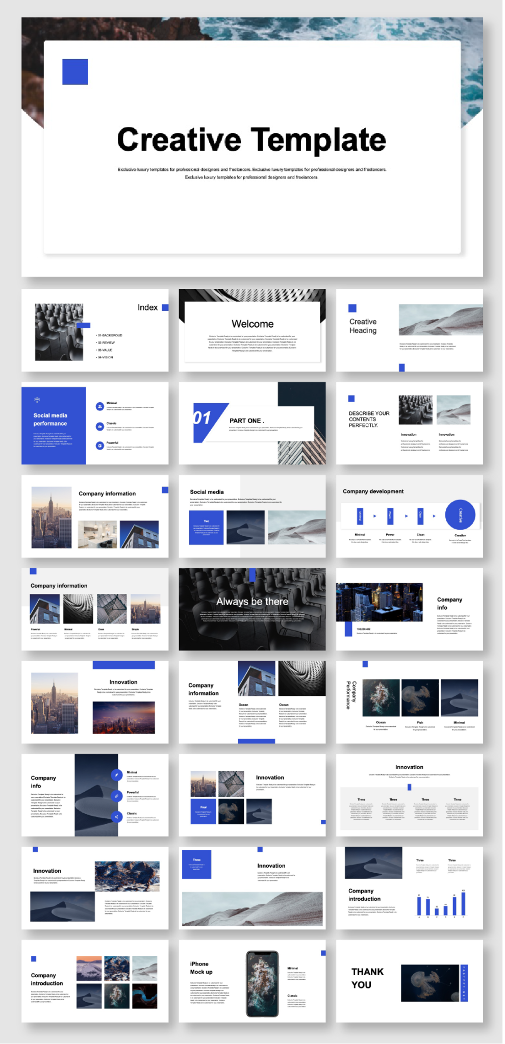 A Clean Company Introduction Presentation Template – Original and High ...