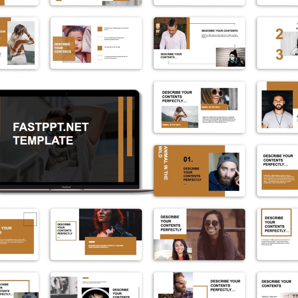 Chic & Fashion Presentation PowerPoint Template – Original and High ...