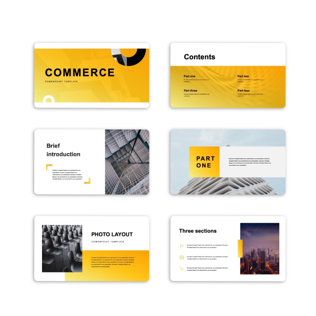 Google Slides-Business Report & Clean Style PowerPoint Template ...