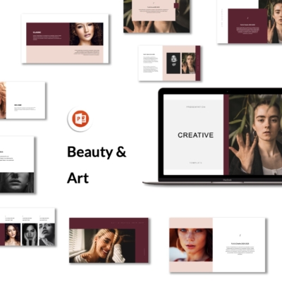 Beauty & Art Minimal Presentation Template – Original and High Quality ...