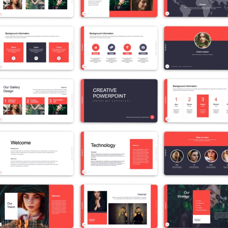 2 in 1 Minimal Professional PowerPoint Template – Original and High ...