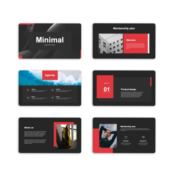 2 in 1 Minimal Professional PowerPoint Template – Original and High ...