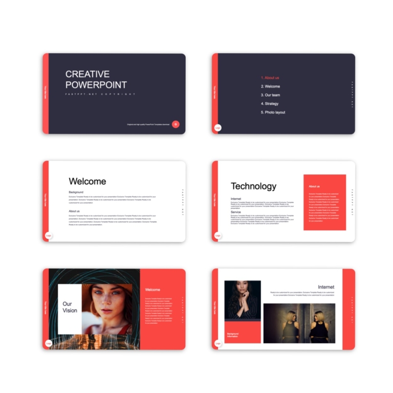 2 in 1 Minimal Professional PowerPoint Template – Original and High ...