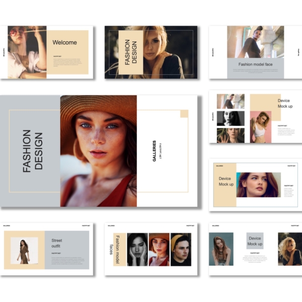 Fashion Event Creative Presentation Template – 2026 Trending PowerPoint ...
