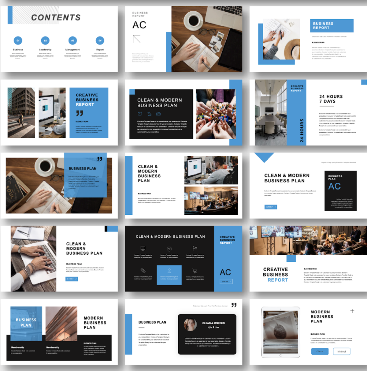 Annual Business Report Presentation Template – Original and High ...