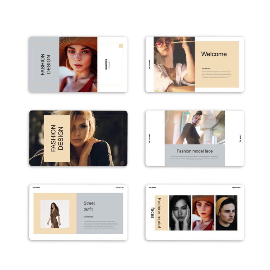 Powerful Fashion Model Presentation Template – 2026 Trending PowerPoint ...