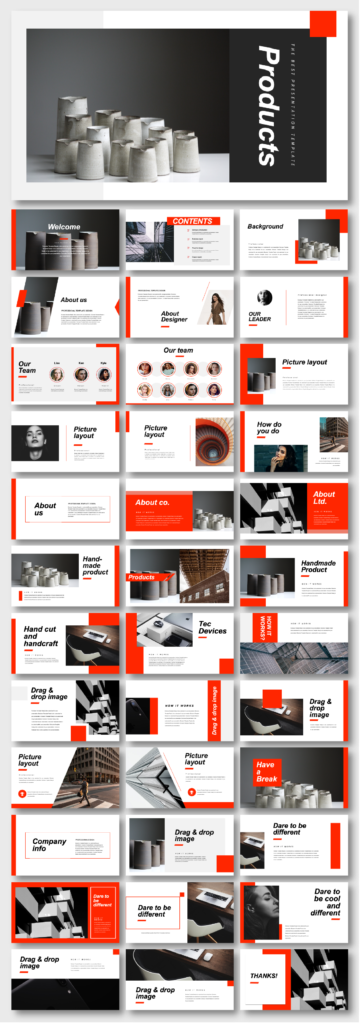 Google Slides-Clean Magazine Style Photo Layout Template – Original and ...