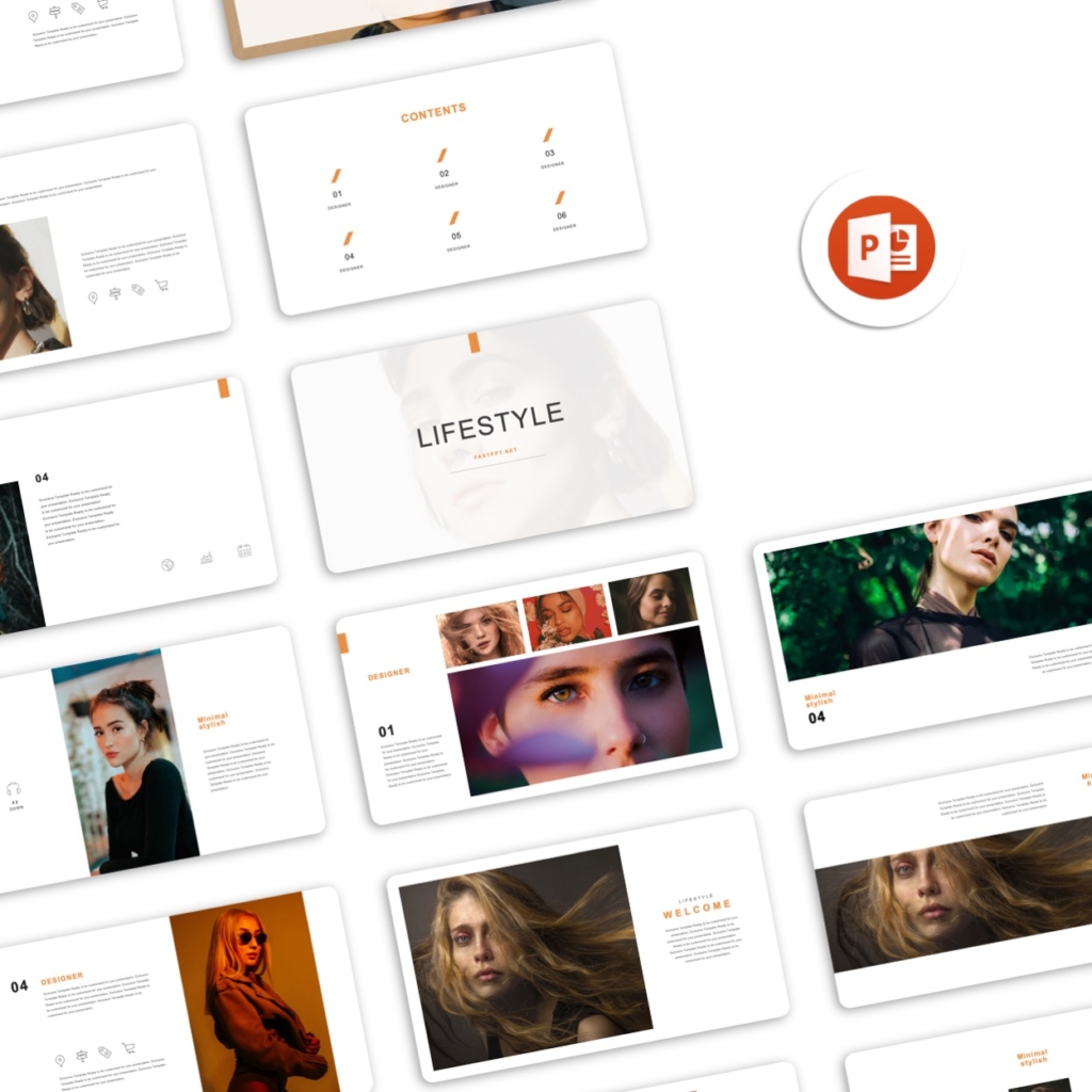Minimal Stylish Photo Layout Presentation Template – Original and High ...