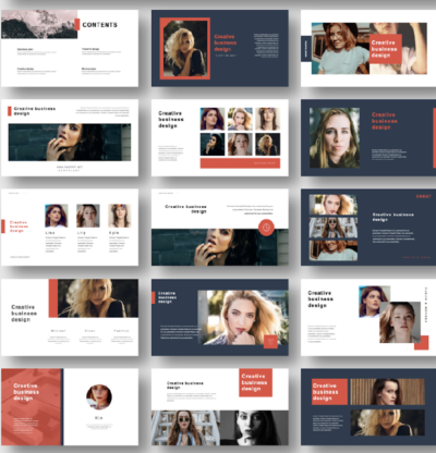 Red Color Creative Presentation Template – Original and High Quality ...